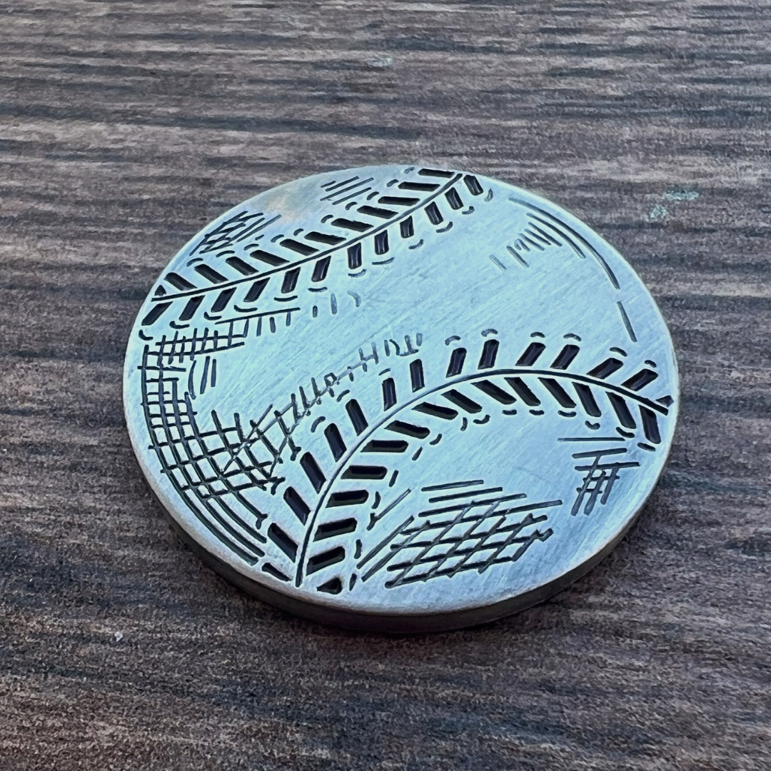 Baseball Magnetic Golf Ball Marker | Full Metal Markers