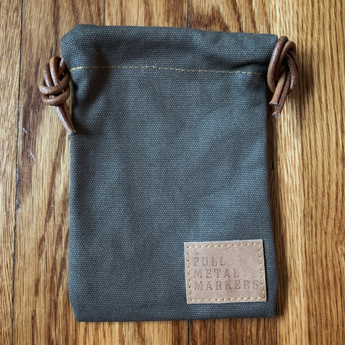 Canvas Valuables Pouch | Professional Golf Pouch | Full Metal Markers