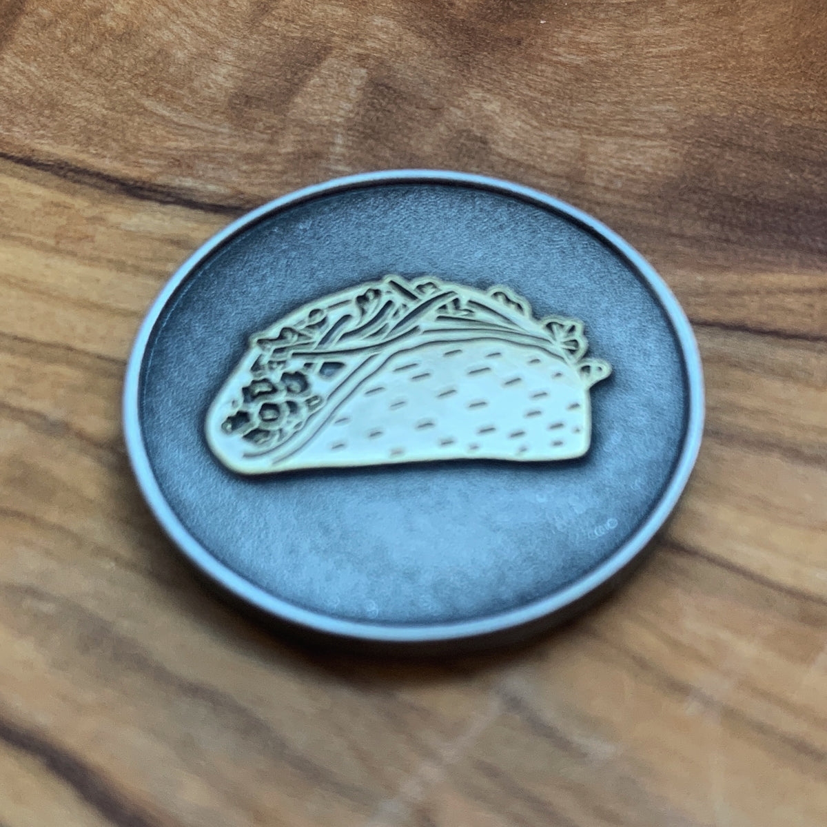 Taco Magnetic Golf Ball Marker | Full Metal Markers